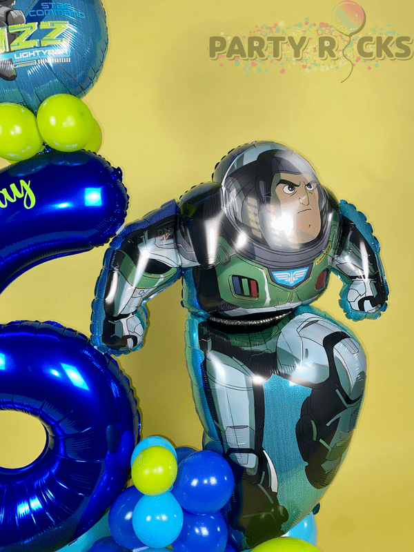 Buzz Lightyear Personalised Number Balloon Marquee